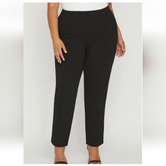 Catherines | Pants & Jumpsuits | Catherines Plus Black Crepe Knit ...